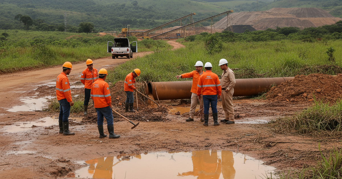 Vale informa que extravasamentos de água em Congonhas e Ouro Preto ...