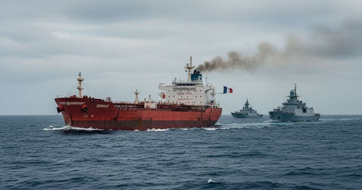 Marinha francesa intercepta petroleiro vindo da Rússia no Mediterrâneo