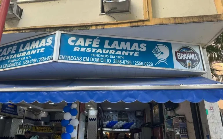 Incêndio atinge Restaurante Lamas, o mais antigo em atividade no Rio