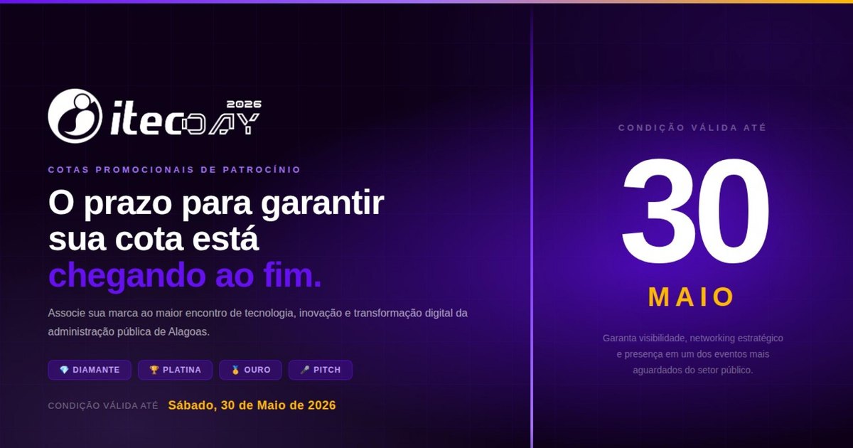 Evento do Itec encerra desconto promocional para cotas de patrocínio ...
