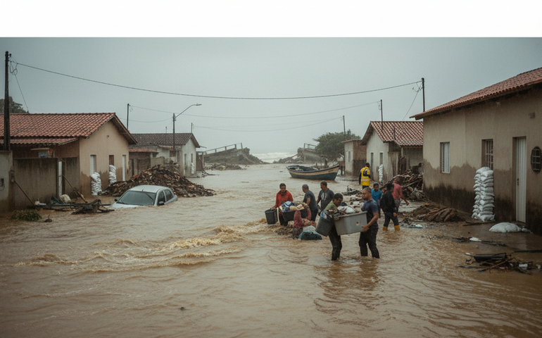 Brasil mantém alertas de chuvas em níveis vermelho, laranja e amarelo