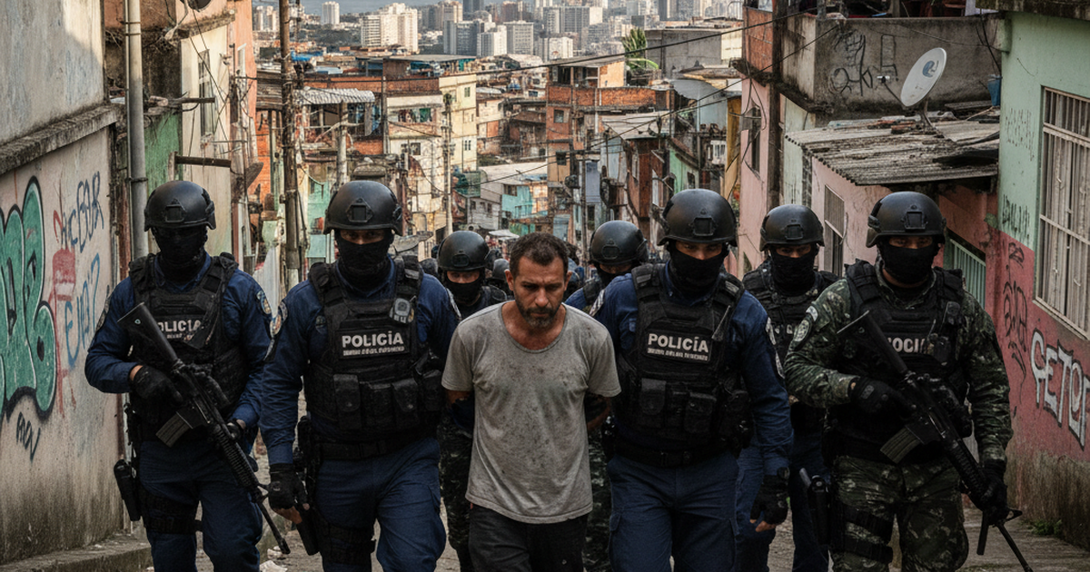 Líder do Comando Vermelho em Goiás é preso no Rio de Janeiro