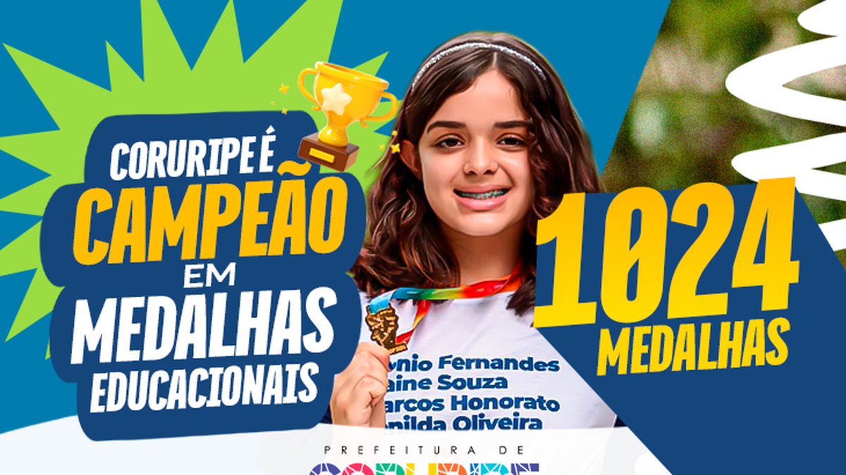 Com mais de mil medalhas em um ano, Coruripe se consolida como a melhor ...
